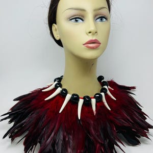 Ula Nifo Fulumoa Necklace – Custom Feather Neckpiece With 12 Resin ...