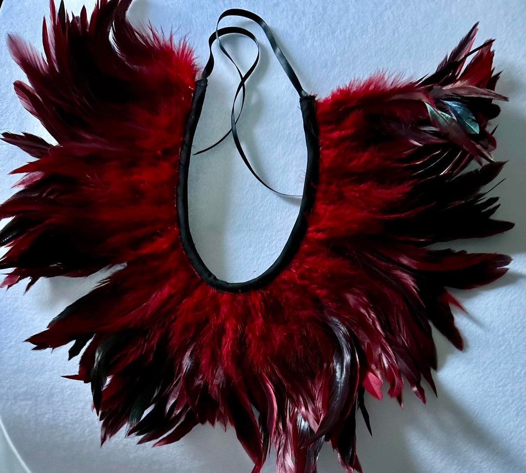 Custom Feather Neckpiece for Tahitian Headdress – Made to Order in Any ...