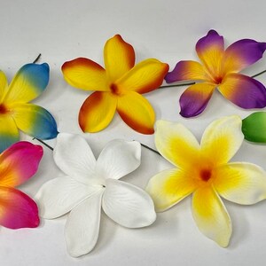 Tropical Hawaiian Flower Stick. Wedding Flower. Luau Flower. Hula ...