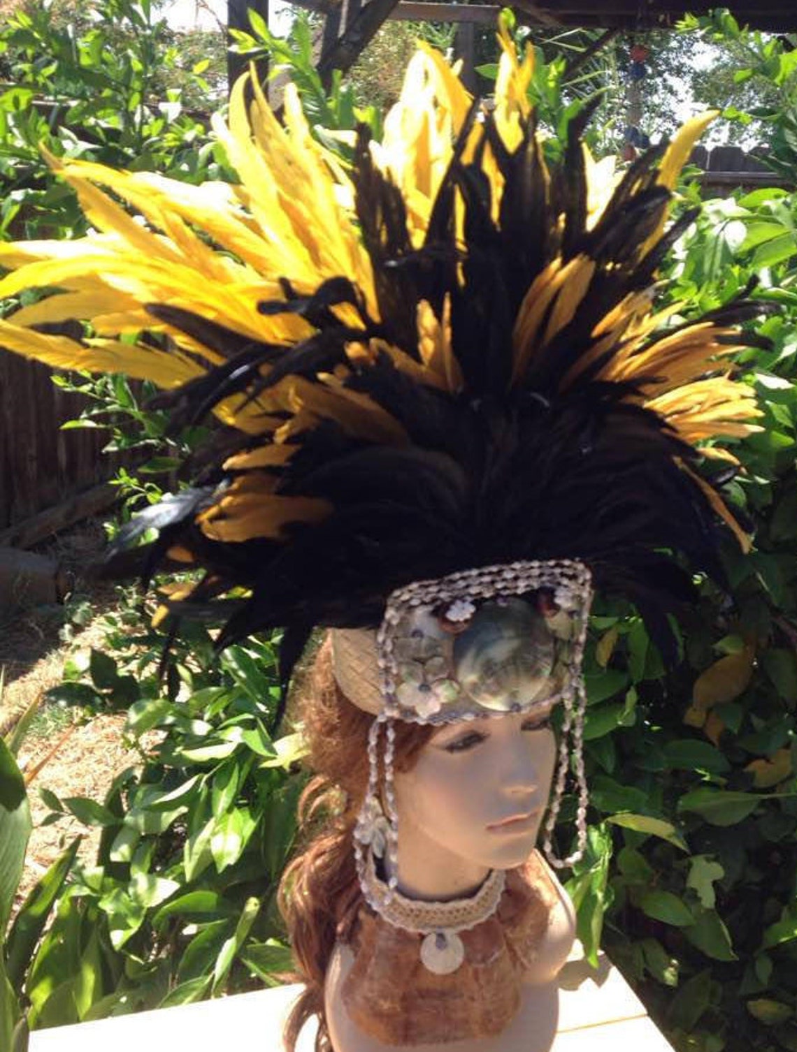 Tahitian & Cook Islands Headpiece/head Dress. Weaved Lauhala - Etsy