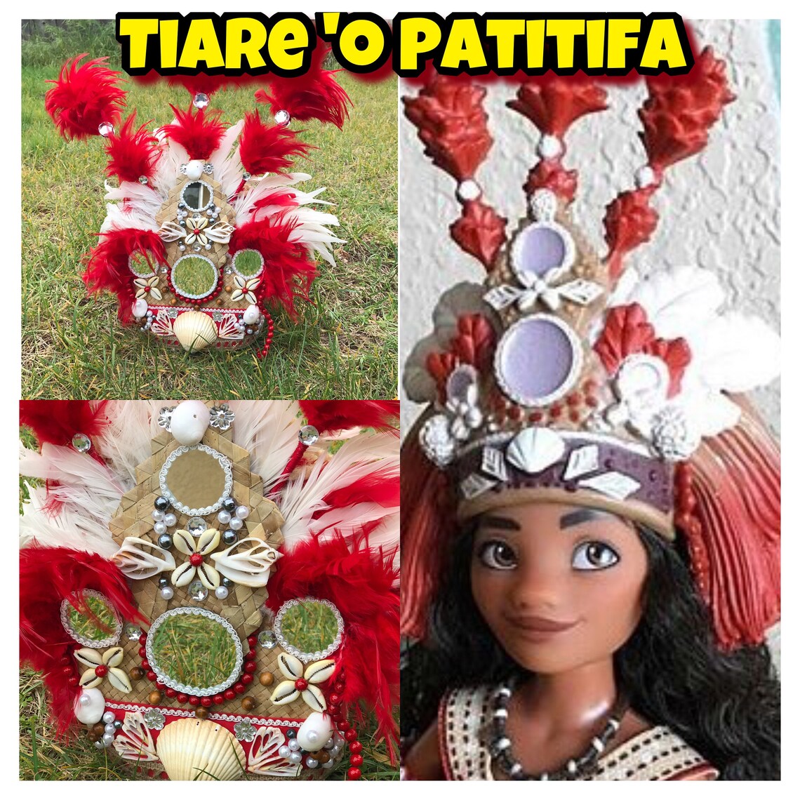 Moana's Kuiga, Moana Movie, Samoan Princess Crown /tuiga/kuiga Pale ...