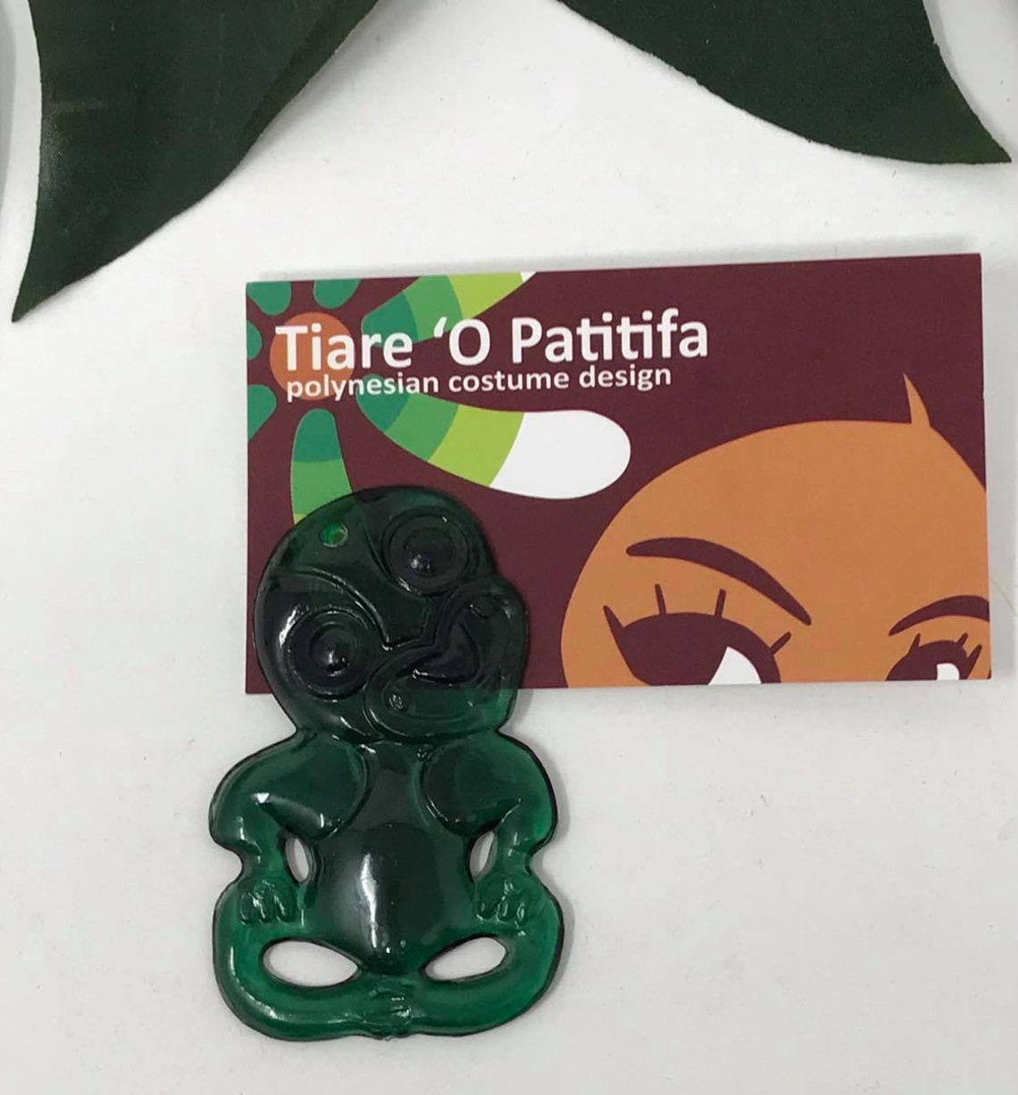 Green Plastic Tiki-maori Hei Tiki. for Both Male & Female. Green ...