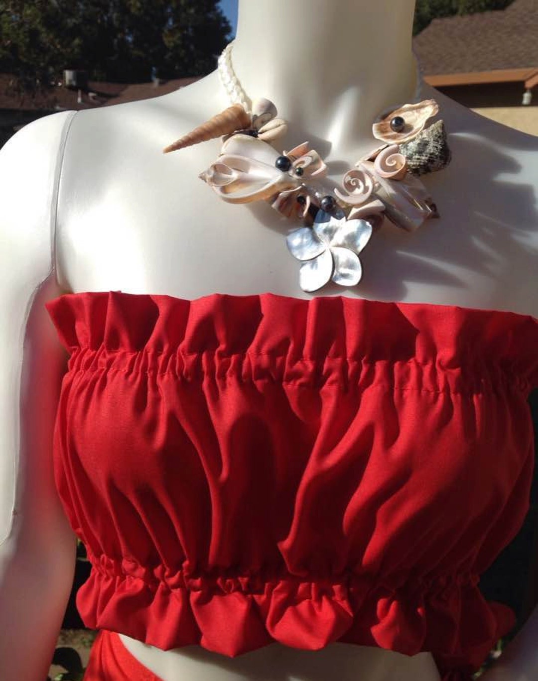 TUBE TOP. Solid Color Tube Top or Scrunchie. Perfect for Tahitian and ...