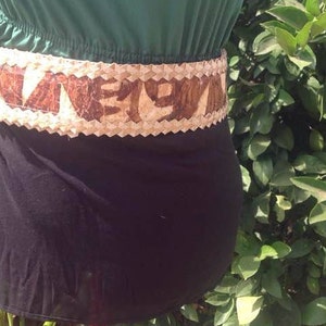 Samoan Authentic Tapa Cloth Belt. Perfect for Polynesian Male & Female ...
