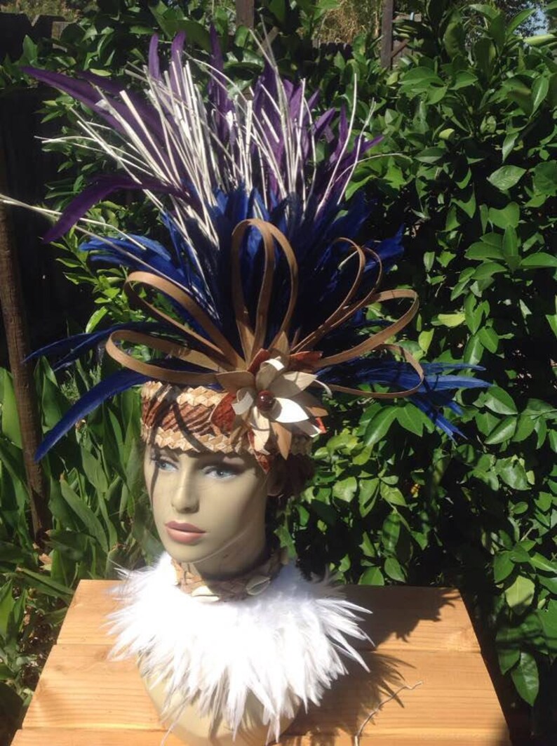 Cook Islands & Tahitian Costume Headpiece. - Etsy