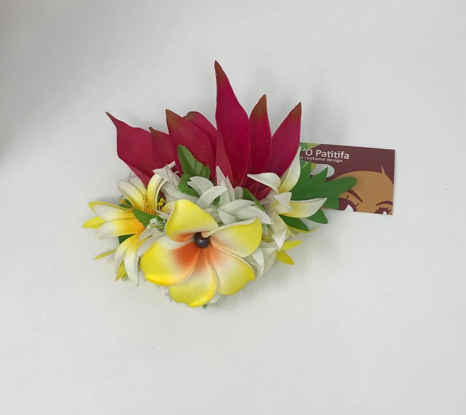 Hawaiian Flower Hair Clip. - Etsy