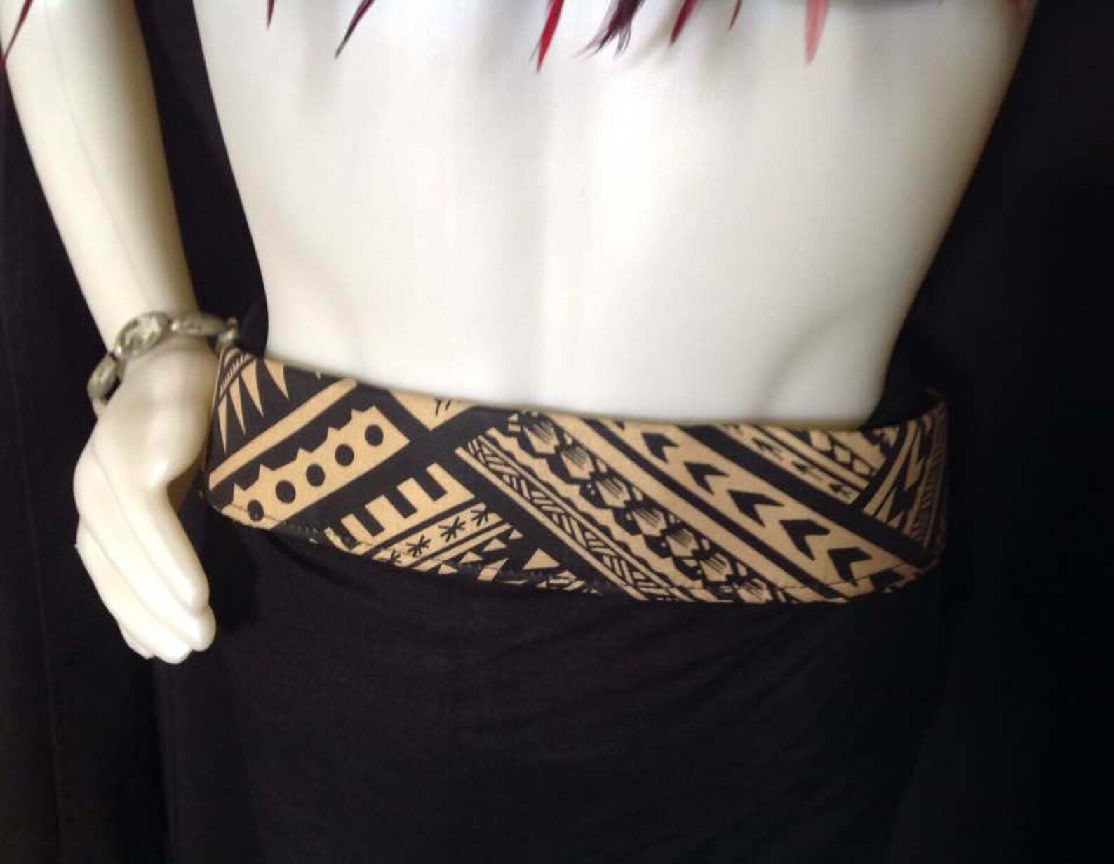 Tribal/tatau Band Belt. Great Piece to Add to Your Polynesian - Etsy