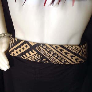 Tribal/tatau Band Belt. Great Piece to Add to Your Polynesian Costumes ...