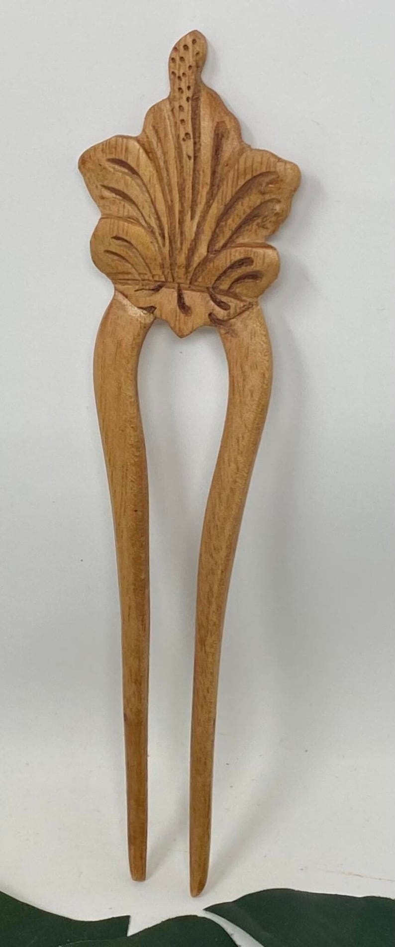 Hawaiian Hibiscus Flower Style Hair Stick for Long Hair. Stick for Long ...