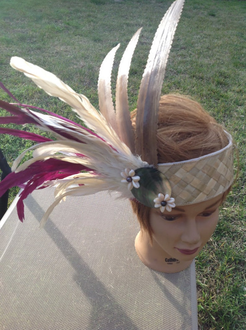 Simple and Affordable Tahitian and Cook Island Costume Headpiece ...