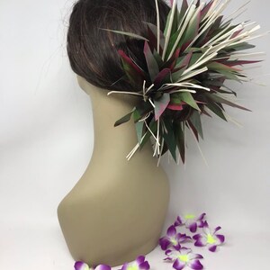 Hawaiian Tropical Braided Silk Ti Leaf With Niau for Bun Wrap ...
