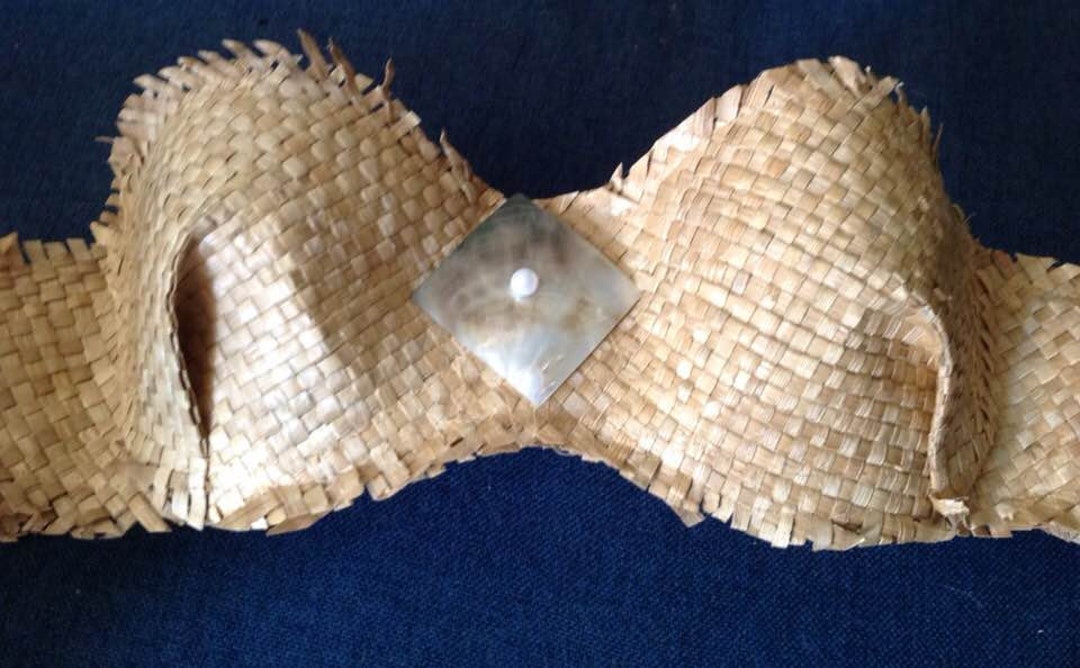 Weaved Authentic Laufala/fara/fala Bra Top. Perfect for Cook Islands ...