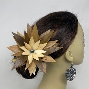 Sei Lauhala. Authentic Dried Leaf/lauhala/lo'akau Hair Flower Pick With ...