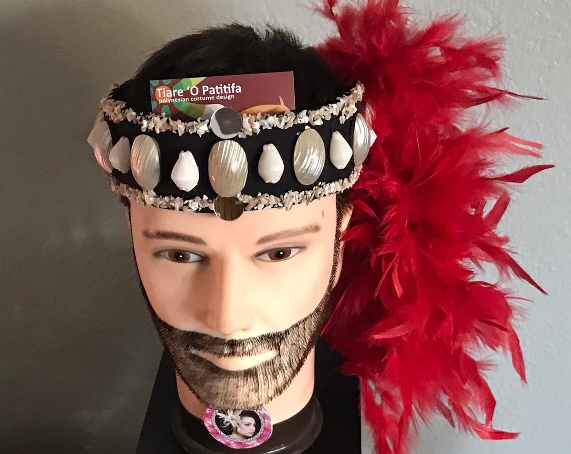 Samoan Pale Fuiono or Samoan Head Dress. Luau Party Wedding - Etsy