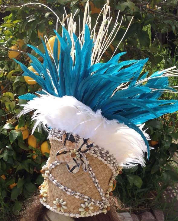 Tahitian And Cook Islands Headpiece. Weaved Lauhala Niau - Etsy 日本