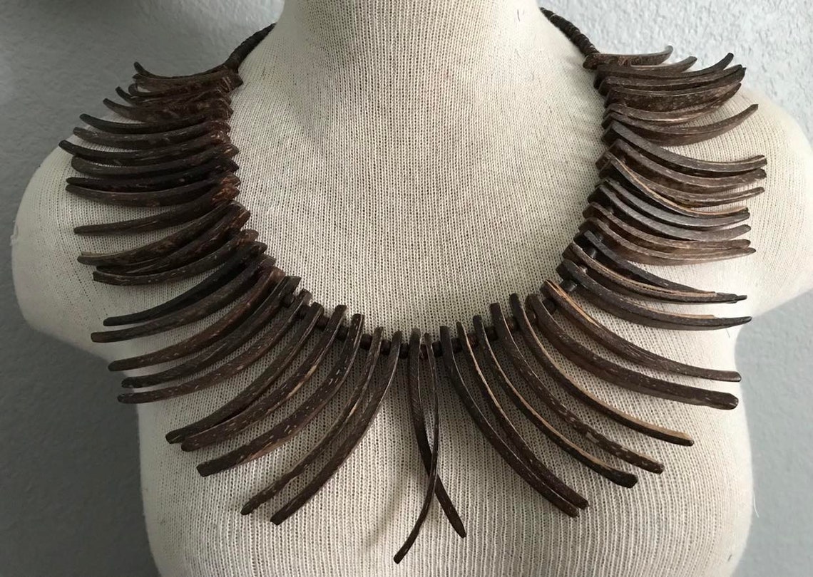 Handmade Authentic Coconut Shell Sticks & Coconut Beads - Etsy