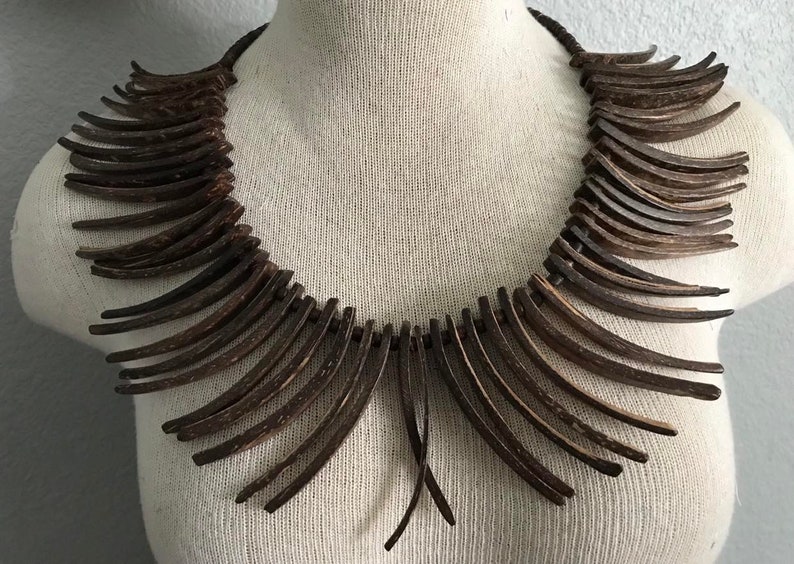 Handmade Authentic Coconut Shell Sticks & Coconut Beads - Etsy