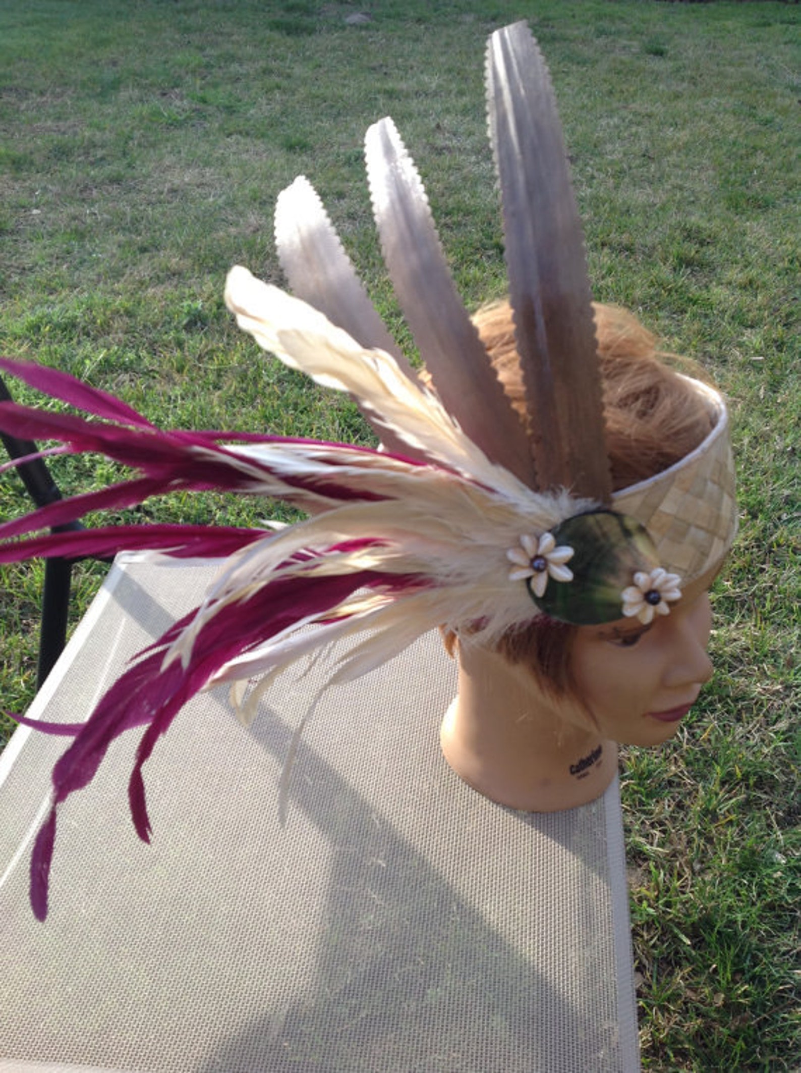 Simple and Affordable Tahitian and Cook Island Costume Headpiece ...