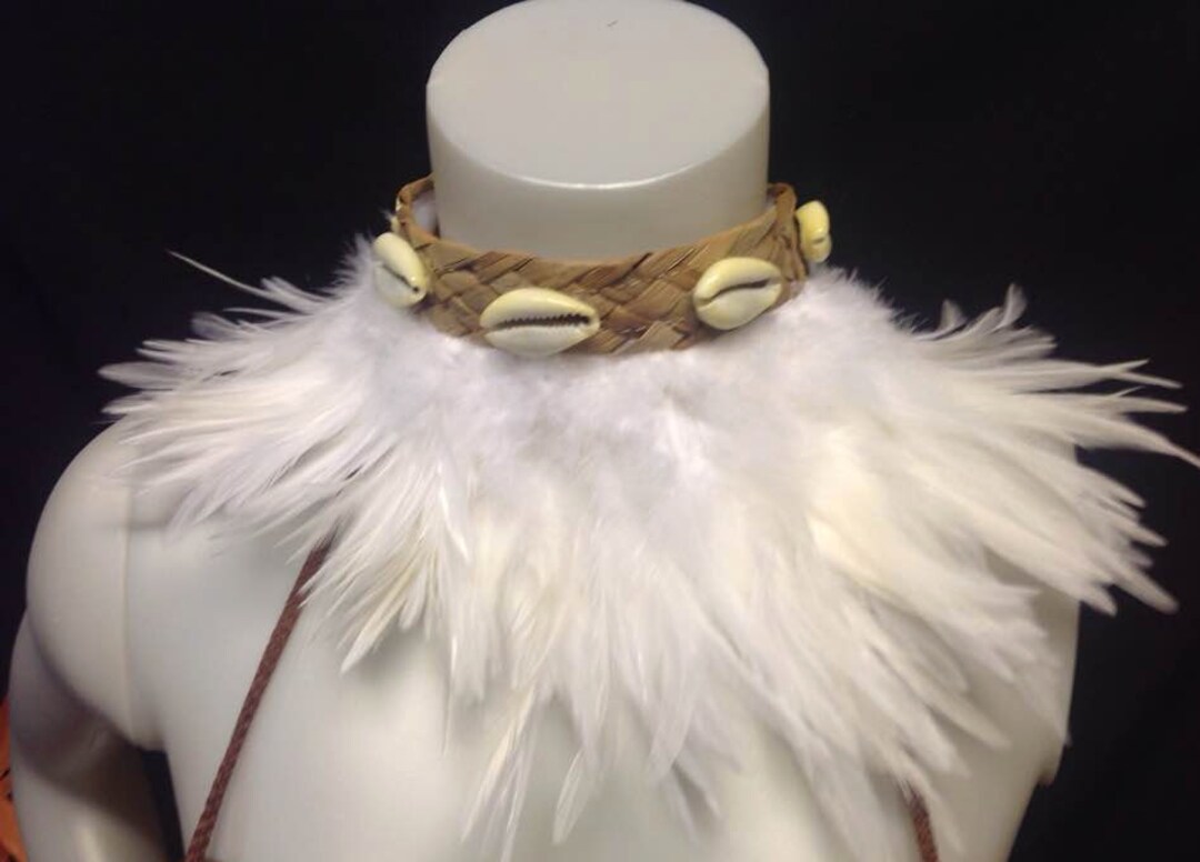 Feather With Shell Necklace, Choker. for Both Male & Female of All Ages ...