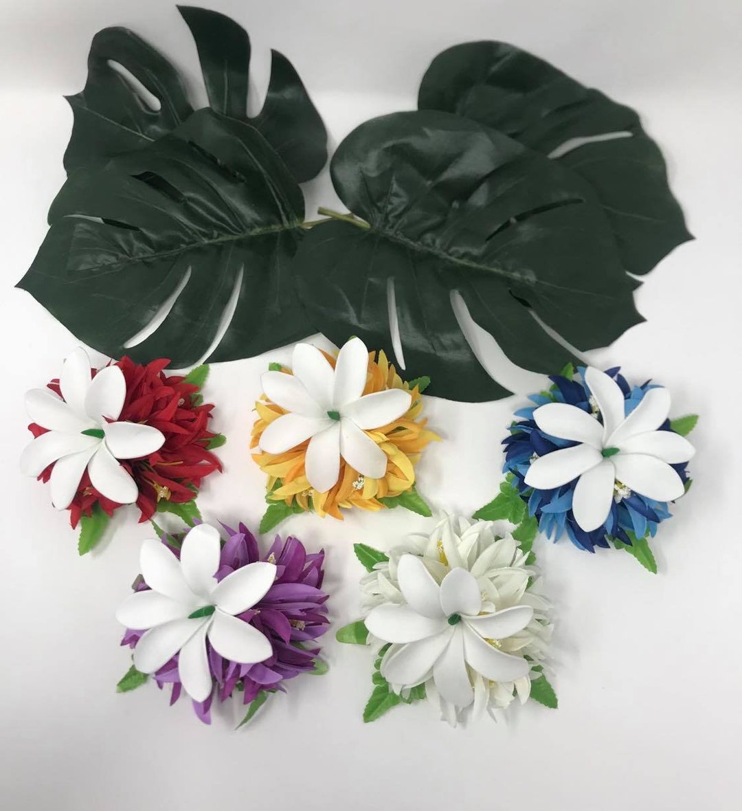 Hawaiian HULA Flower HAIR Clip. 4" Flower Clip. - Etsy