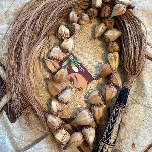 Samoan Ula Fala Polynesian Necklace | Tongan Kahoa Fa | Samoan Lei for ...