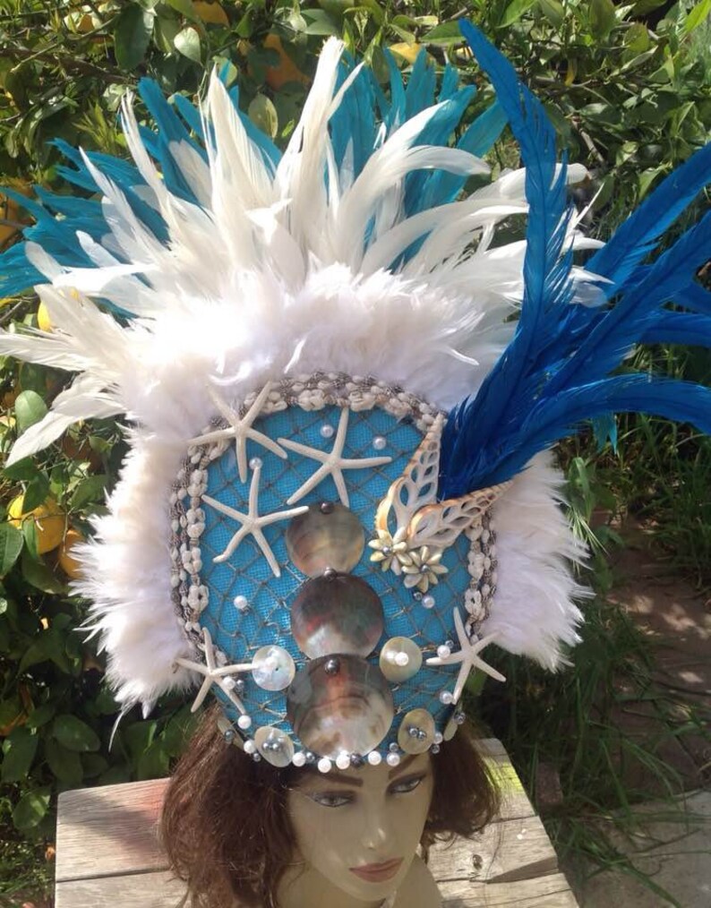 Cook Islands & Tahitian Ocean Princess Headpiece. - Etsy