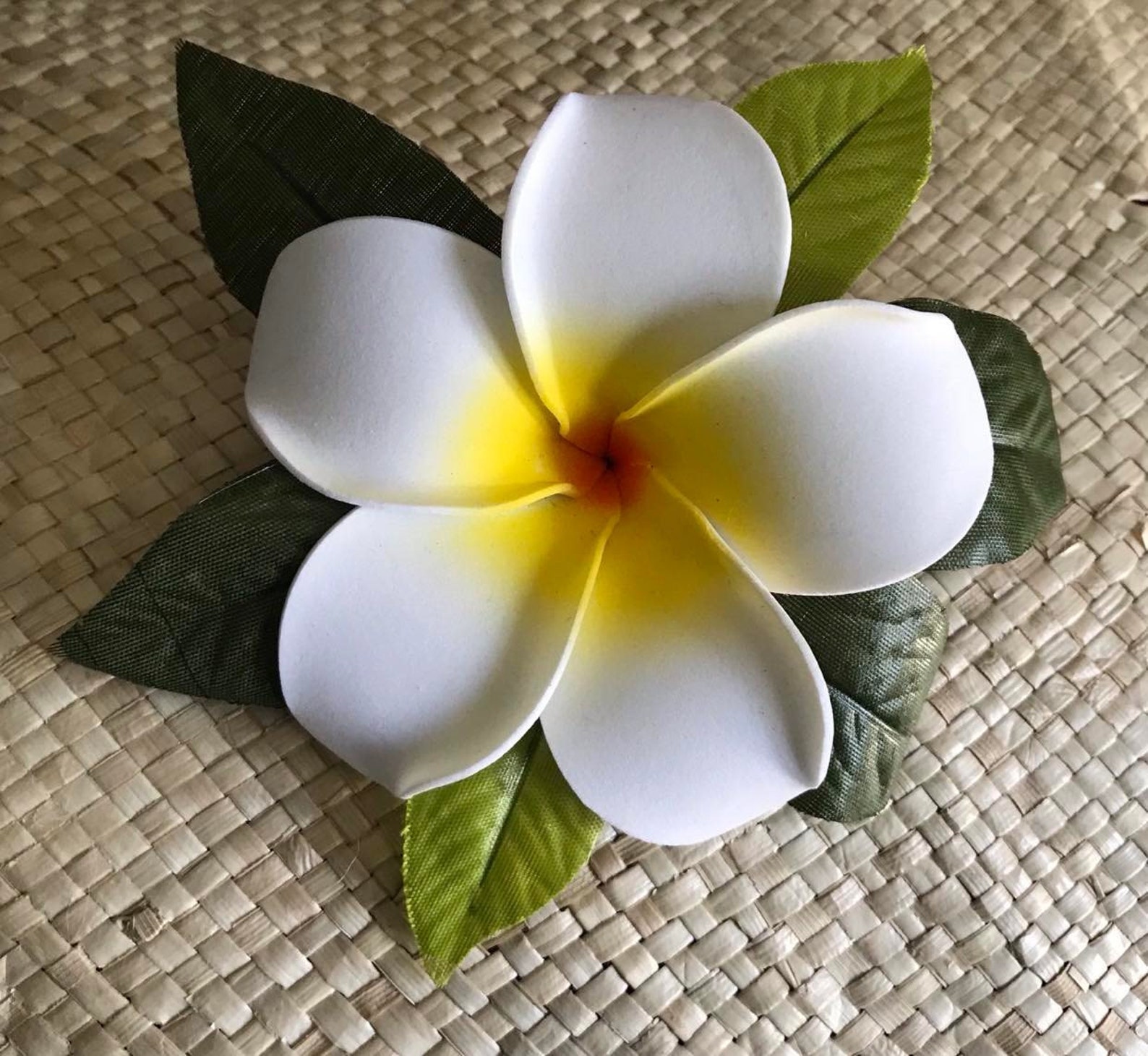 Hawaiian 4 Plumeria Hula Flower Clip. Wonderful Flower - Etsy