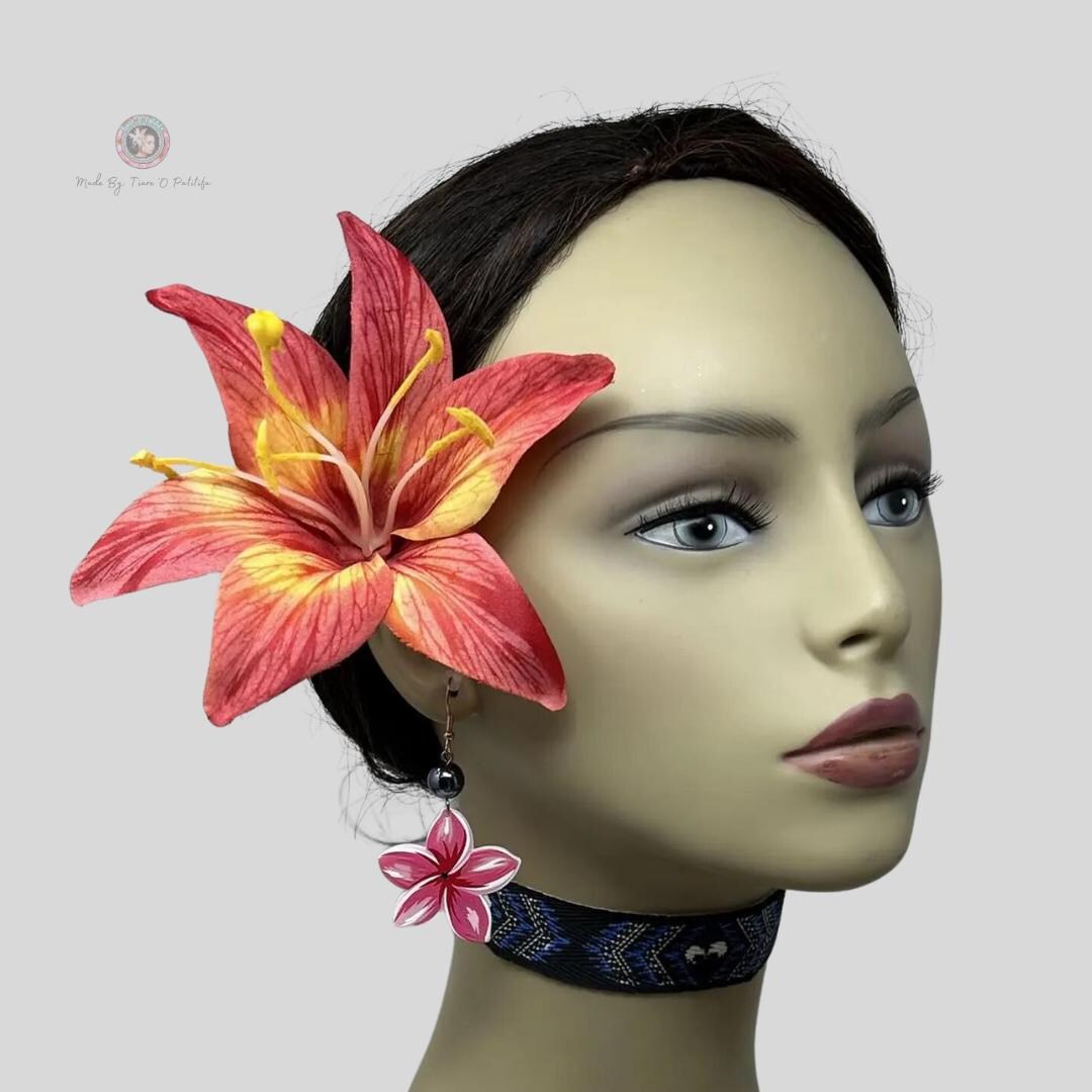 Maui Sunset Tropical Hawaiian Flower Pick. Hawaiian Wedding Flower ...