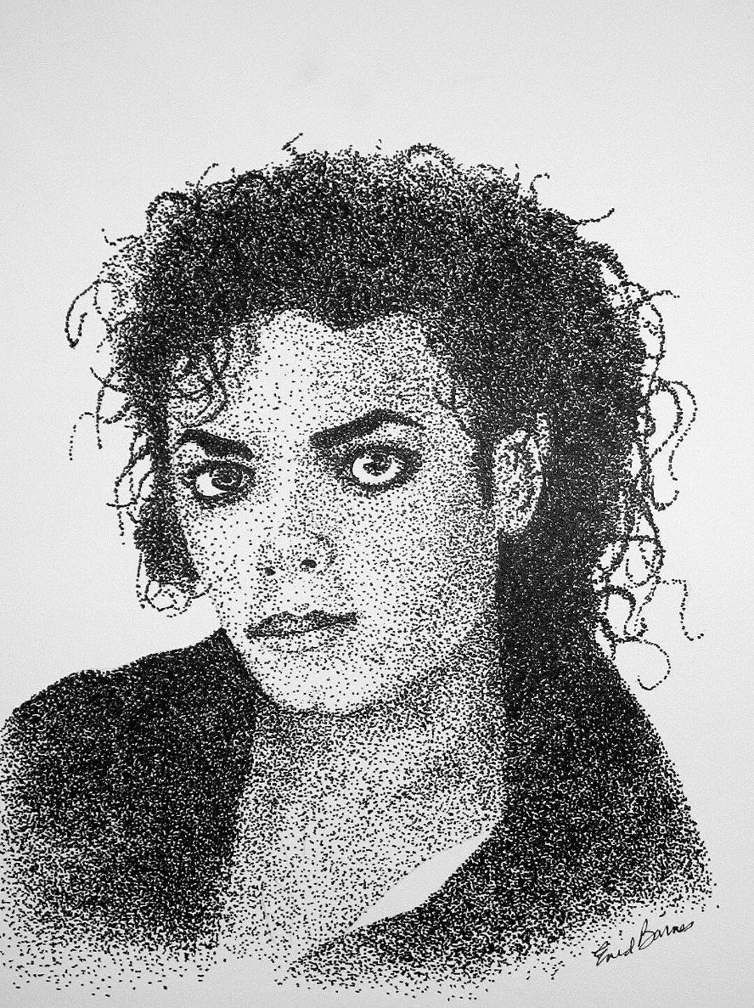Pointillism Portrait