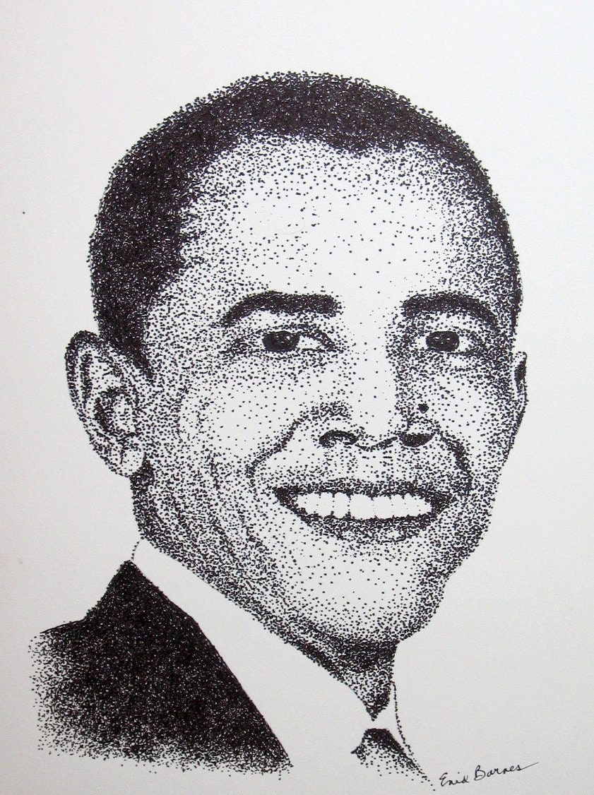Pointillism Portrait