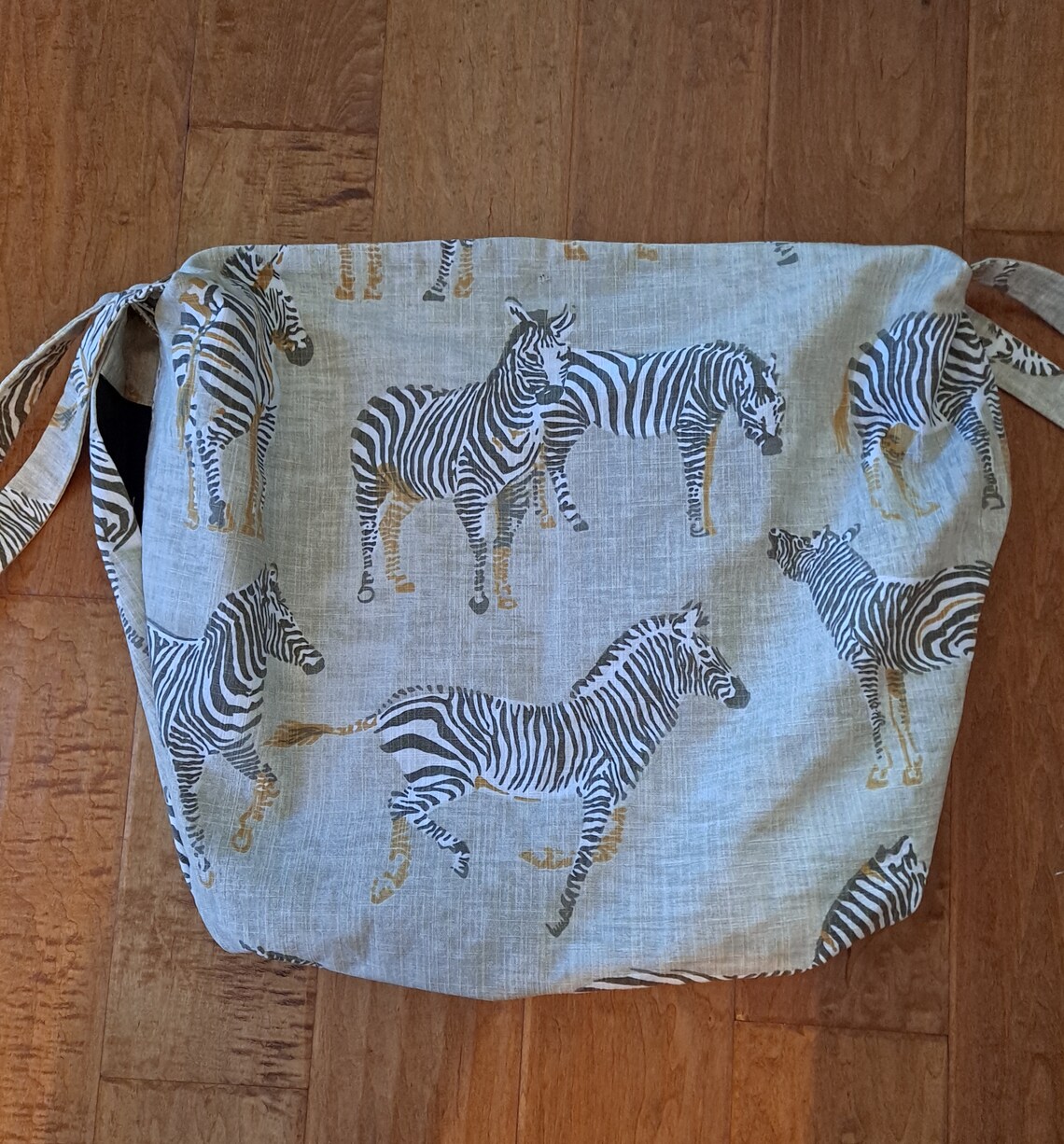 Handmade Zebra Print Hobo or Tote Bag With Inside Pockets - Free ...