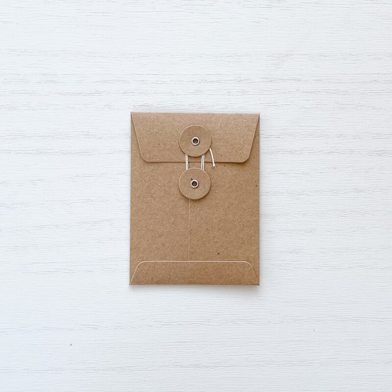 String Tie Envelopes - Etsy
