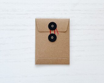 String Tie Envelopes 10 Letter Size - Etsy