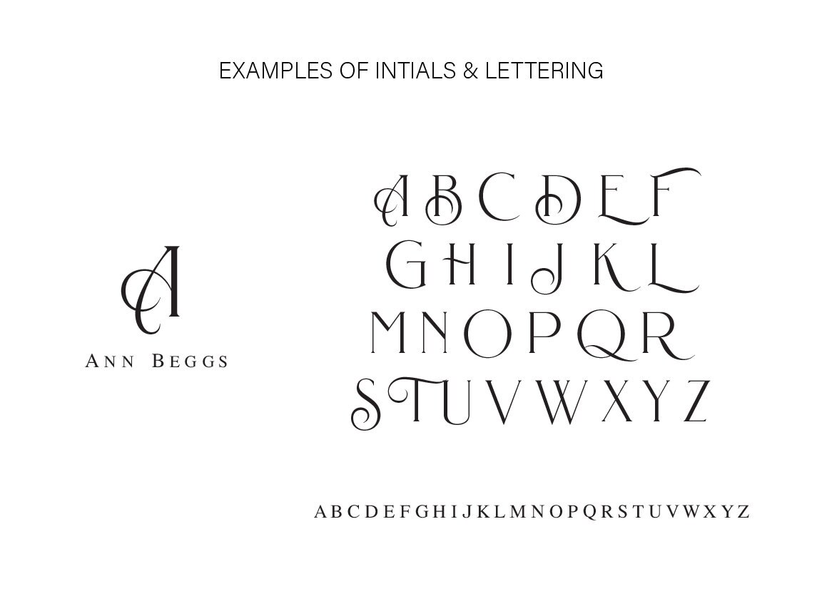 Personalized Minimalist Stationery Set Size | Custom Letterpress | A2 ...