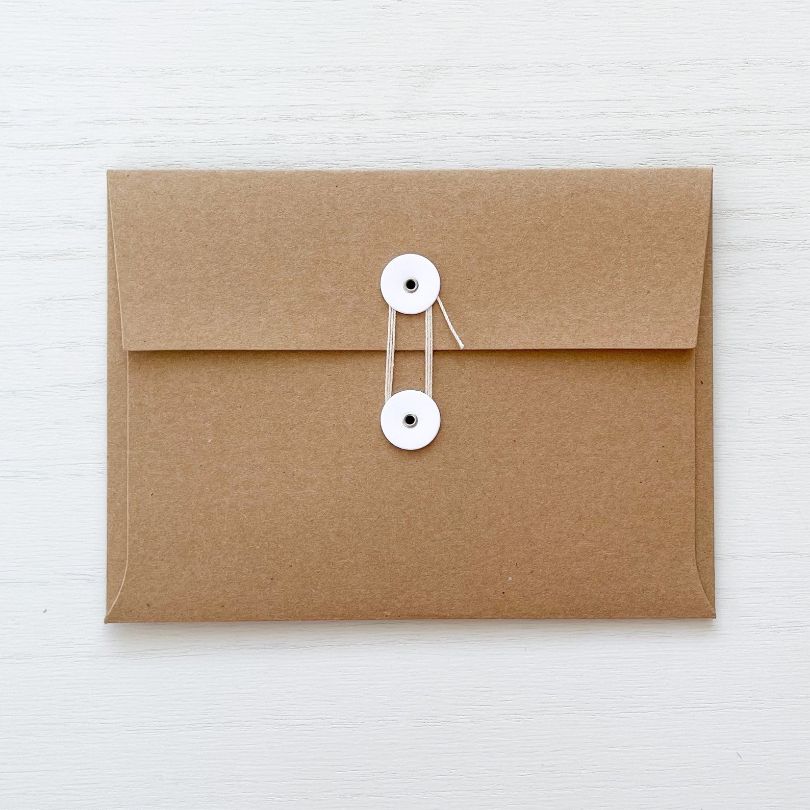 String Tie Envelopes Size A7 Outer Envelope - Etsy