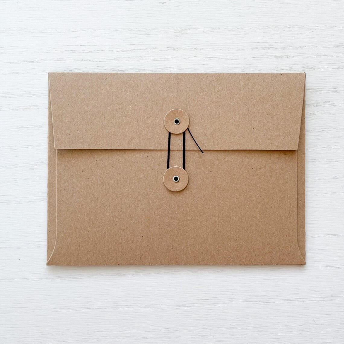 String Tie Envelopes Size A7 Outer Envelope - Etsy
