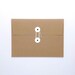 A7 String Tie Envelopes, White Buttons - Etsy