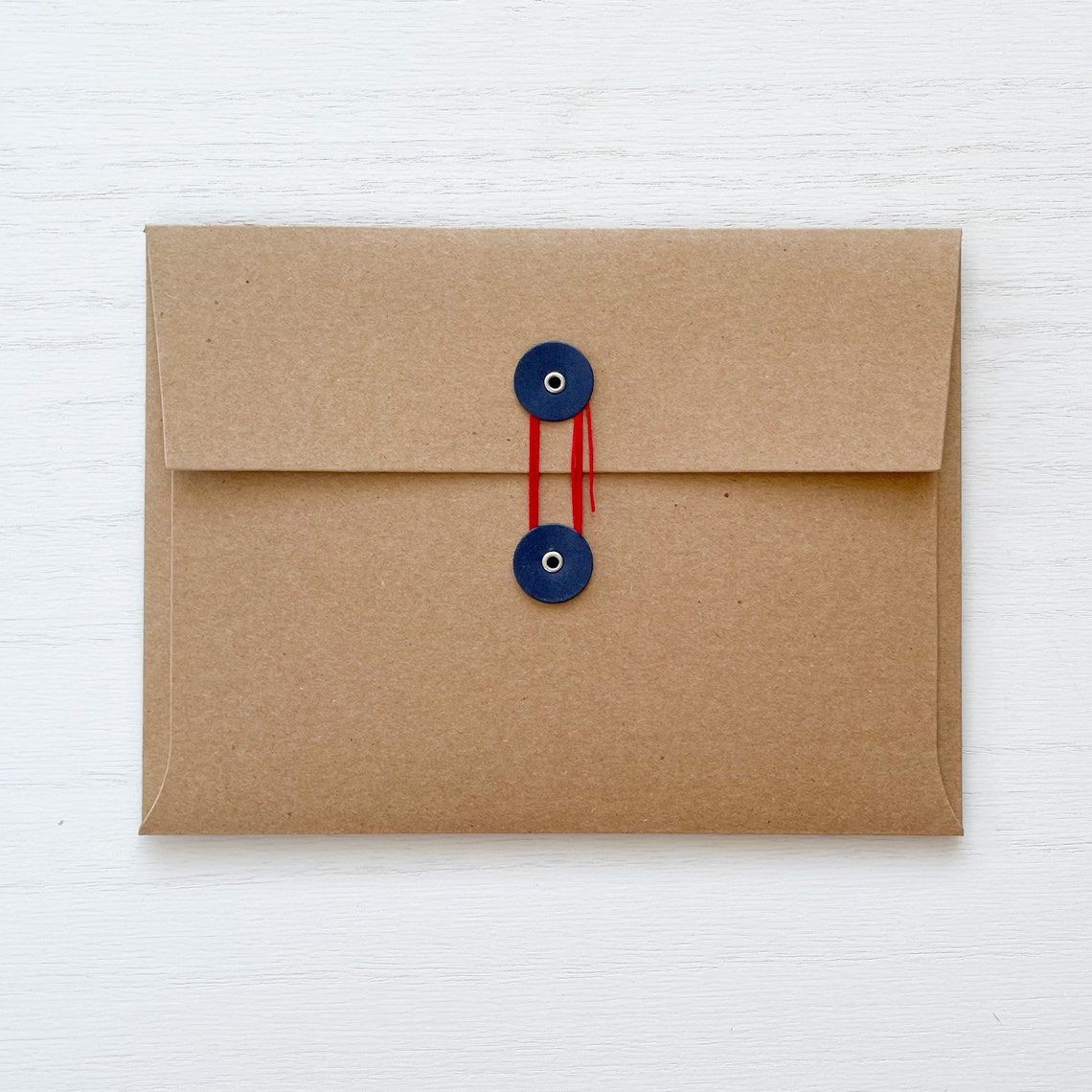 String Tie Envelopes Size A7 Outer Envelope - Etsy