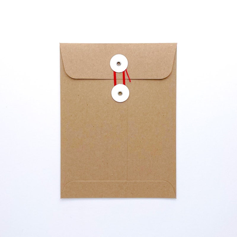 String Tie Envelopes - Etsy