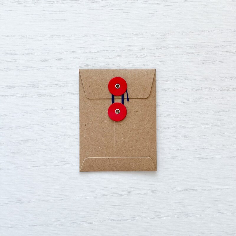 String Tie Envelopes - Etsy