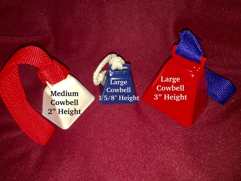 Sports Cowbell for Football Cheering Cheer Cow Bell Noise - Etsy UK