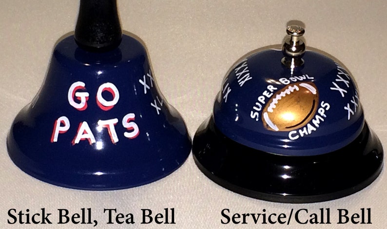 Sports New England Patriots Hand-painted Cow Bells Many - Etsy