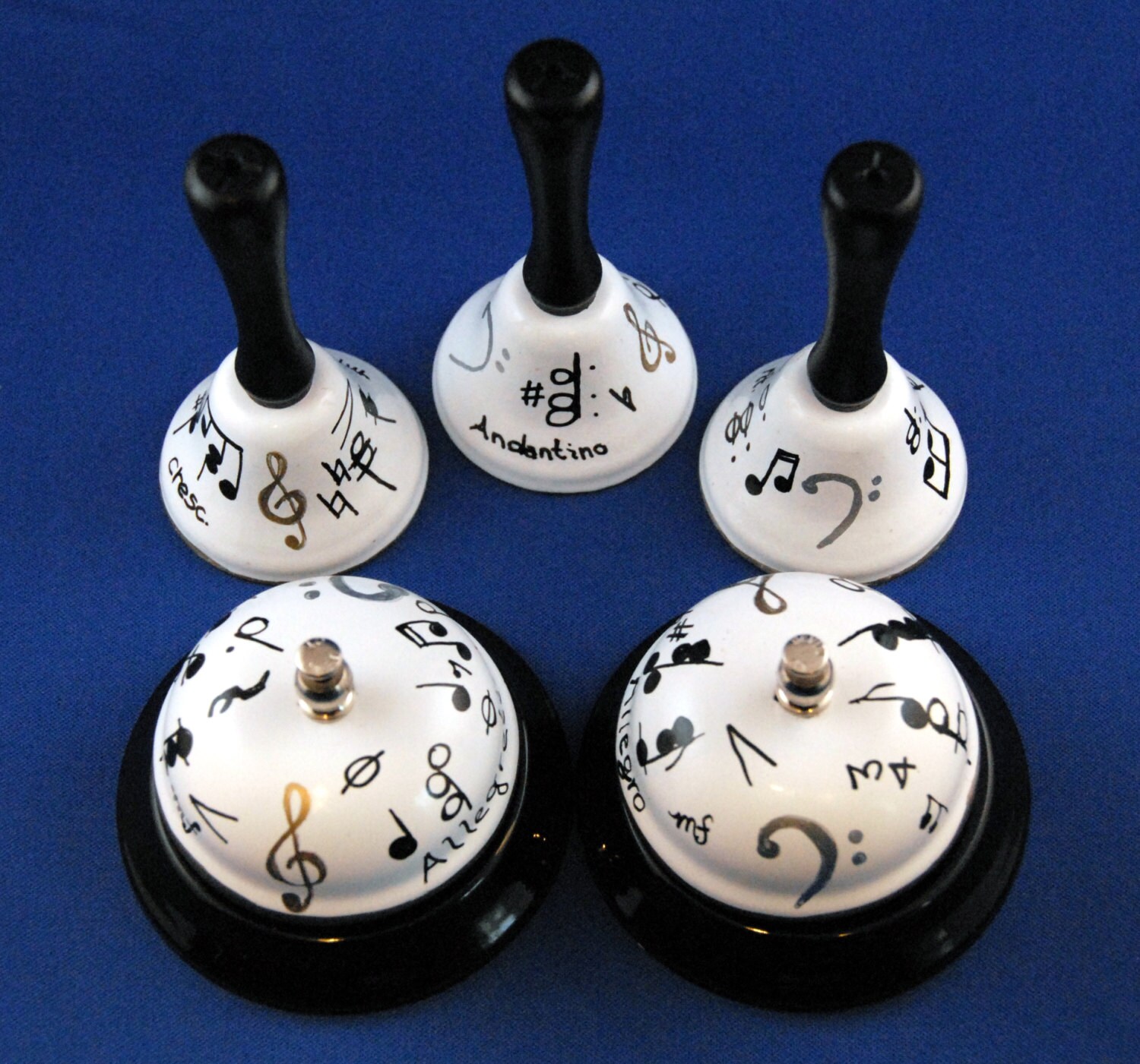 Teacher Music Drama or Music / Drama bells for work gift | Etsy