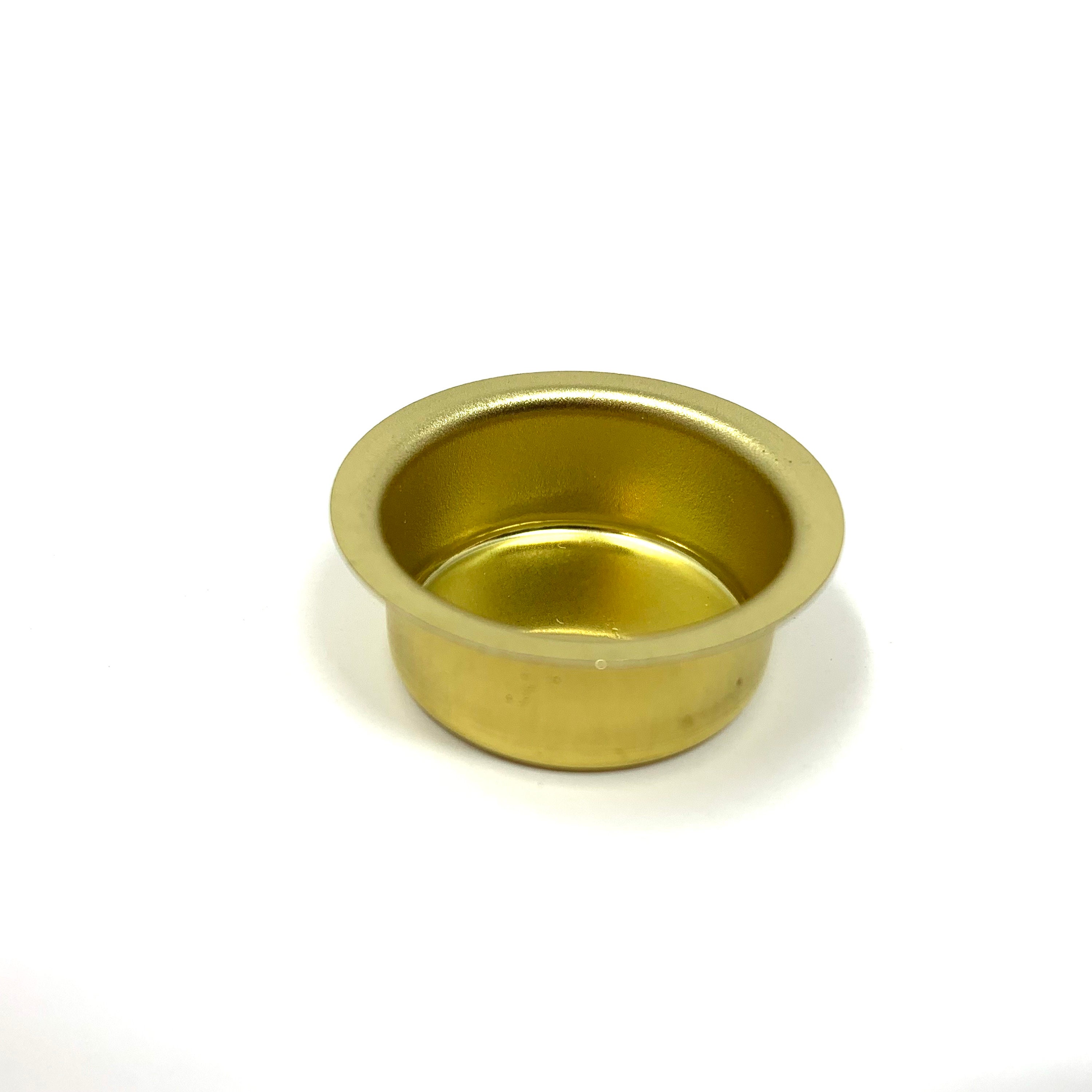 Candle Drip Cup+ Dripcatcher Set - Brass Tone Metal Candle Replacement ...