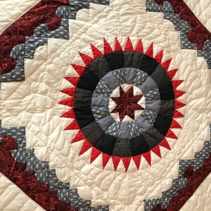 Stars Over Georgetown Amish Quilt 102x116 - Etsy