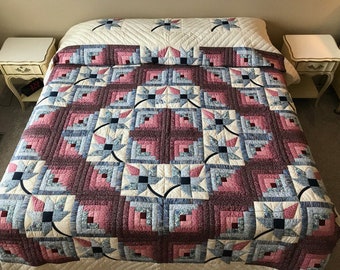 Amish Log Cabin Quilt Pattern - Etsy
