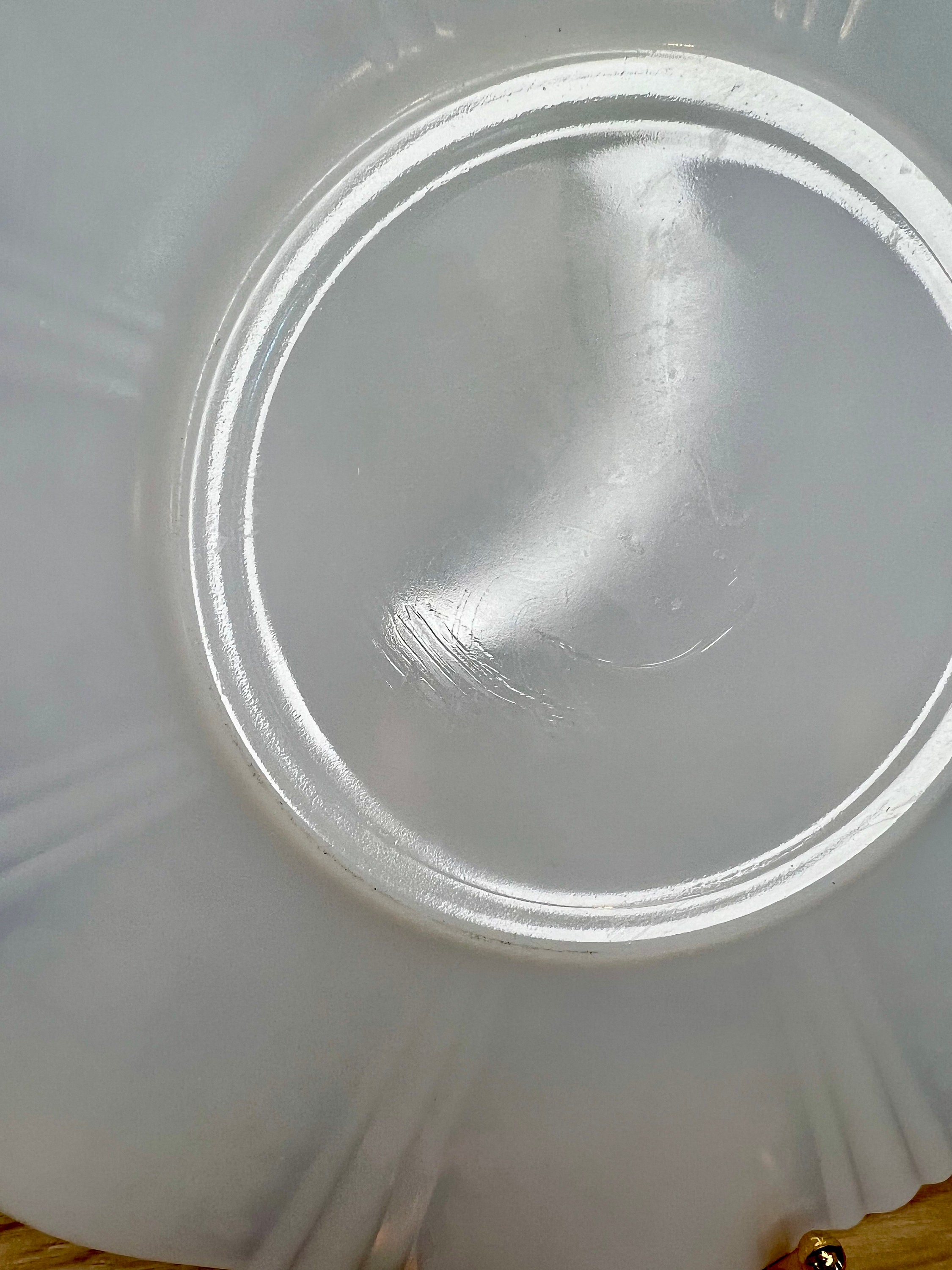 American Sweetheart Monax Depression Glass White Opalescent Dinner ...