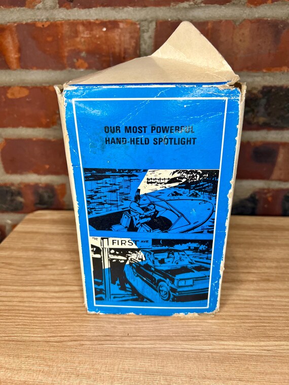 Vintage Sears Quartz Halogen Hand Held Spotlight Vehicle