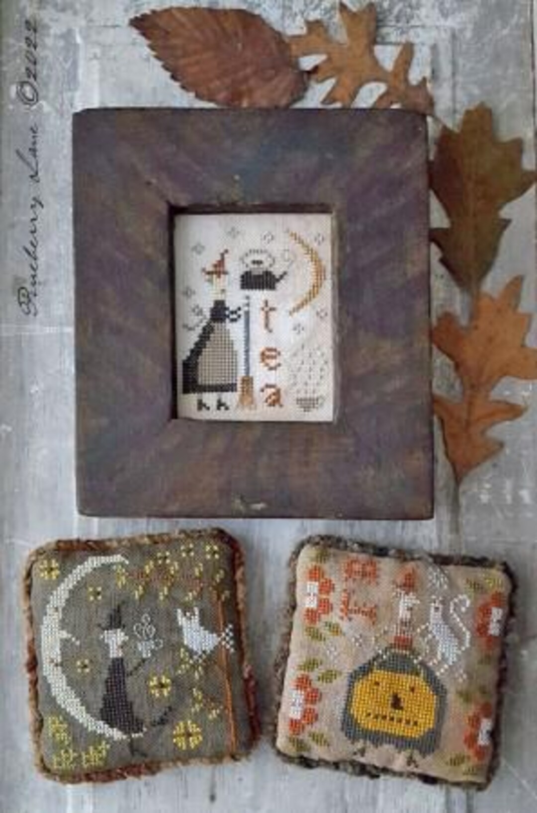 Primitive Cross Stitch Pattern Little Fancies by Pineberry Lane - Etsy