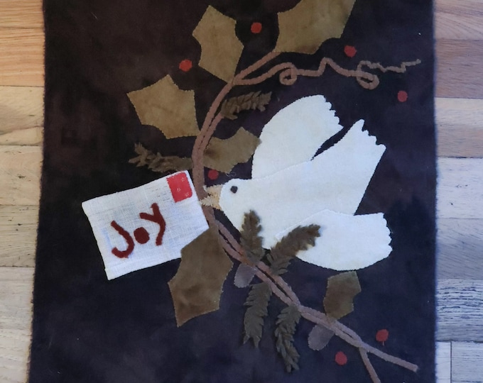 Wool Applique Pattern Two Birds in the Garden by Maggie Bonanomi ...